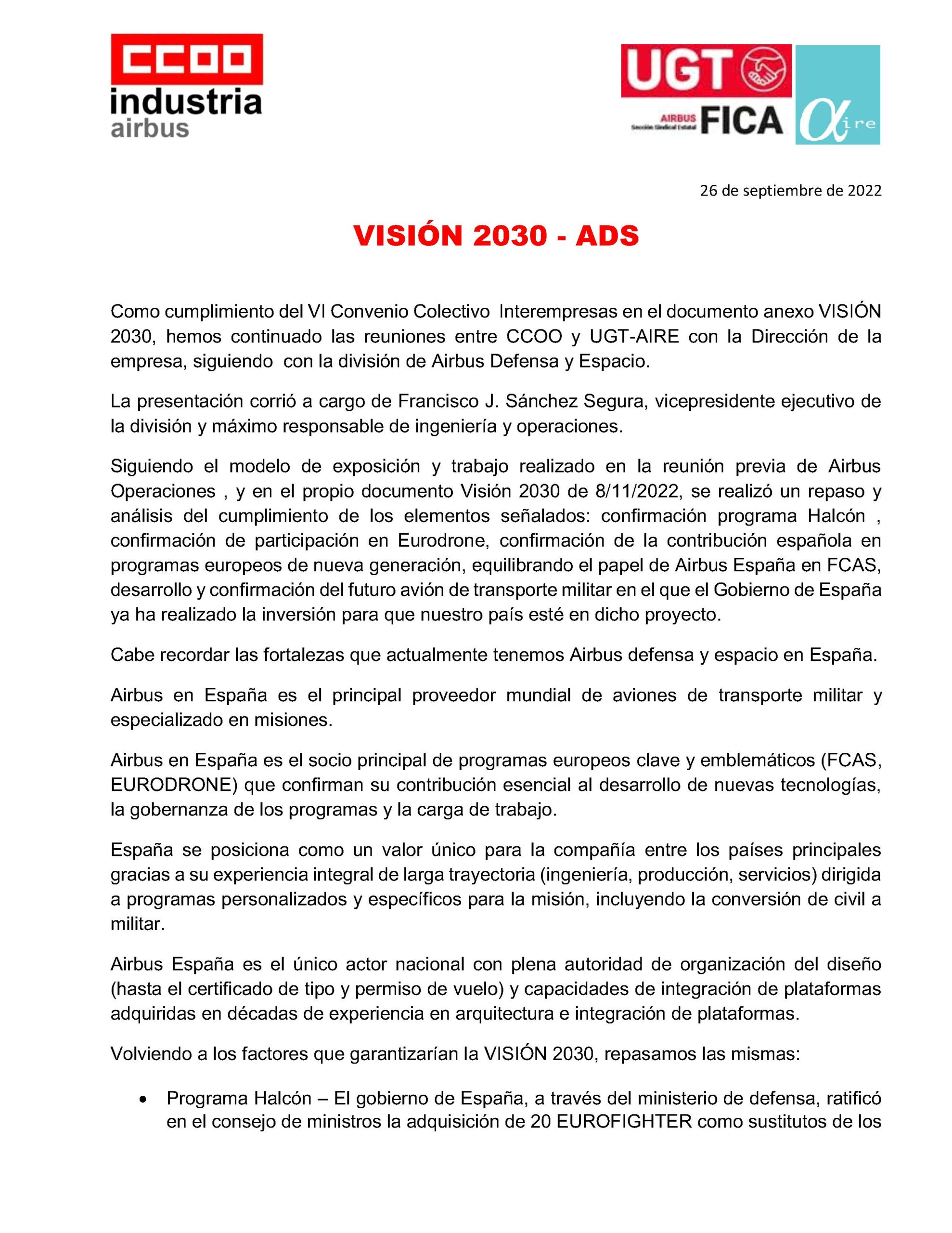 VISIÓN 2030 - Airbus
